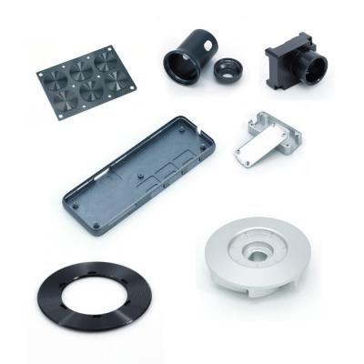 Cina CNC su misura di precisione che elabora 6061 6063 7075 pezzi meccanici neri anodizzati di alluminio di CNC in vendita