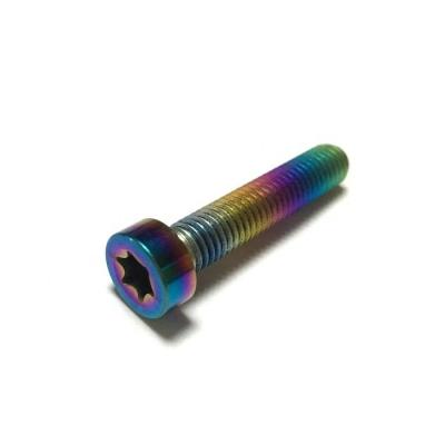 Cina M8 colore Allen Screw With Nylon Patch di titanio dell'arcobaleno di X12 GR5 in vendita