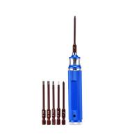 China High Precision 5 in 1 HSS Steel Screwdriver Set RC Hobby Tool Kit Titanium Plating for sale