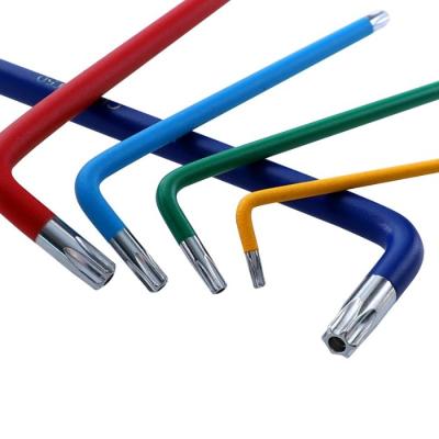 Cina testa Torx Allen Key Set Rainbow Multicolor metrico del breve braccio lungo 9pcs in vendita