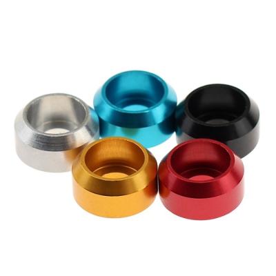 Cina Il CNC 3mm ha anodizzato la rondella svasata di alluminio Colourful in vendita