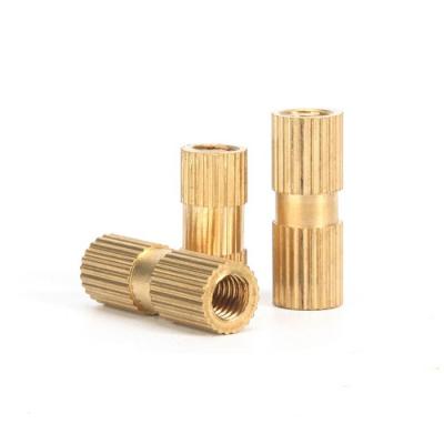 Cina Dado zigrinato d'ottone a 2 pollici M4 1 standard di BACCANO per plastica in vendita