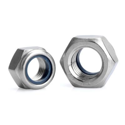 中国 SsメートルM3六角形のNylockのナットの合金鋼の締める物 販売のため