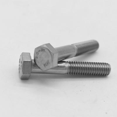 China Half Thread Inch By 3 And 1 / 2 In M4 Metric Hex Bolt Stainless Steel for sale