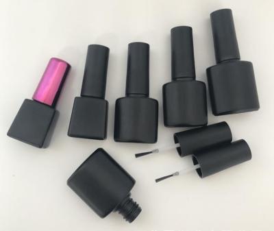 中国 釘のニス除去剤のびんの空10mlマニキュアのびんの黒の卸売 販売のため