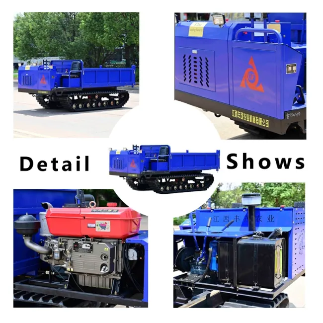 Track 5ton Transporter Crawler Cargo 5000kg Load Capacity Dumper for Oil Palm Planation