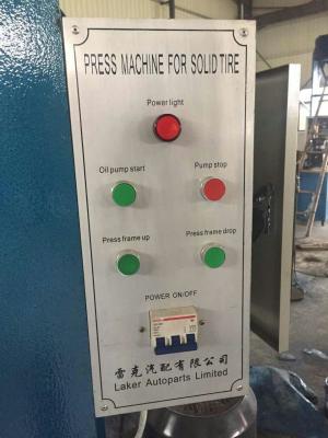 China 160 Tons Forklift Tire Press Machine TP160 For Disassembling Solid Tires for sale