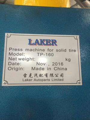 China 160 Tons Forklift Tire Press Machine TP160 For Disassembling Solid Tires for sale