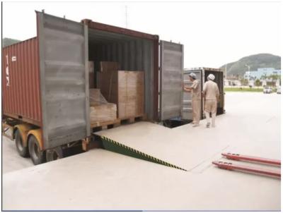 China SolidLink Heavy Duty Hydraulic Dock Ramp Hydraulic Dock Leveler DCQ8-0.7 for sale