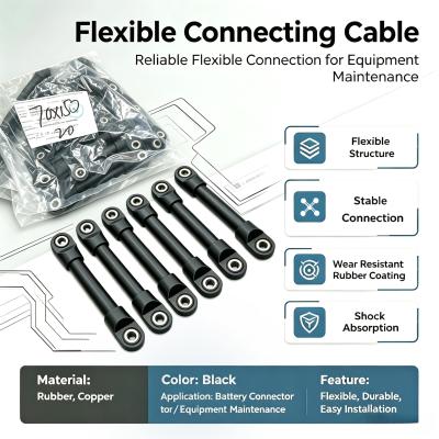China 70*150 Durable Maintenance Free Forklift Lead Acid Battery Flexible Cable Anti Vibration Battery Interconnect Wire Custom Length Frotek for sale