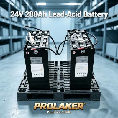 China 24v 280AH Electric Forklift Traction Battery Replacement For HELI CDD16 20 Electric Stacker for sale