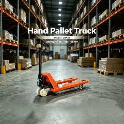 China 2500kg 3000kg Nylon Wheel Mini Hand Pallet Truck for sale
