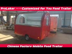 Multifunzionale Outdoor Mobile Food Trailer per barbecue di strada o fast food