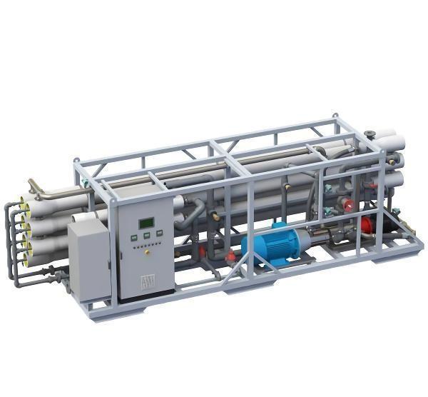 Quality 38% Recovery Rate Seawater Desalination System With Ultrafiltration Pretreatment for sale