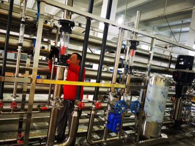 Cina 50m3 all'ora impianto di nanofiltrazione materiale in acciaio inossidabile di grado alimentare 316 in vendita