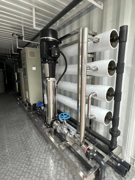 Quality 500m3 Per Day Container RO System Mobile Water Treatment Solution for sale