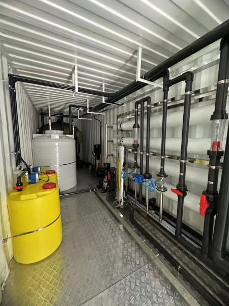 Quality 500m3 Per Day Container RO System Mobile Water Treatment Solution for sale