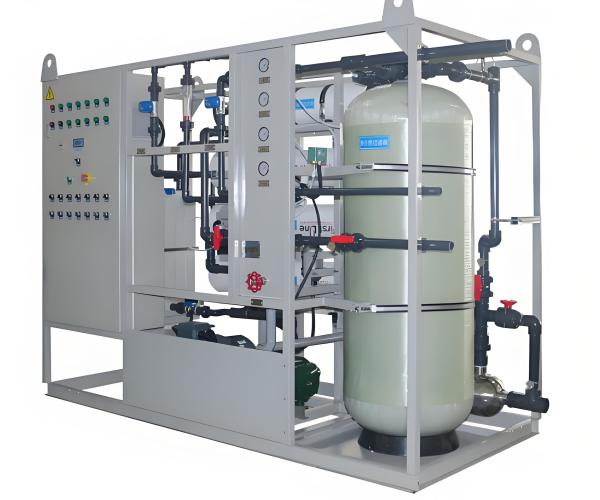 Quality Duplex Steel 2205 Seawater Desalination System Siemens PLC Control 100-1000M3 for sale