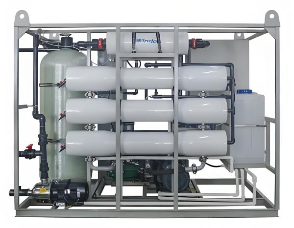 Quality Duplex Steel 2205 Seawater Desalination System Siemens PLC Control 100-1000M3 for sale
