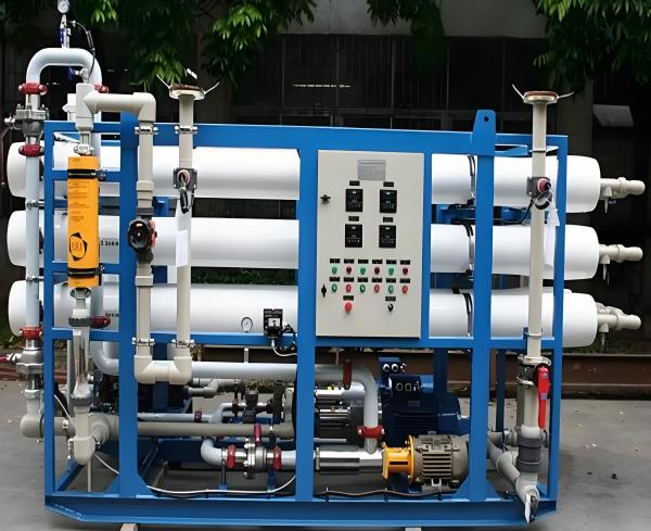 Quality Danfoss / Grundfos Pump Seawater Desalination System With 6.5Mpa Operating for sale