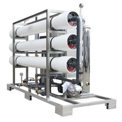 China 98% Salt Rejection Brackish Water RO System With Siemens S7 PLC Control for sale
