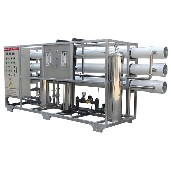 Quality 98% Salt Rejection Brackish Water RO System With Siemens PLC Control for sale
