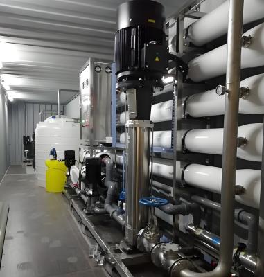 China Brackish / Salt Water Reverse Osmosis Filter System 15-65kw for sale