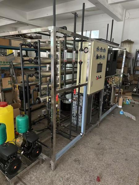 Grundfos Pumps and UPVC/SS304 Fitting EDI Water Treatment System with Filmtec/Toray Membrane