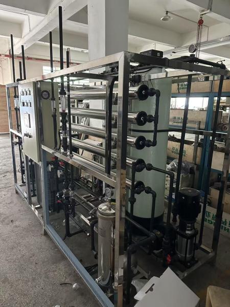 Grundfos Pumps and UPVC/SS304 Fitting EDI Water Treatment System with Filmtec/Toray Membrane