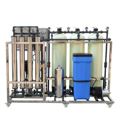 China Commercial RO System with PLC+Touch Screen Control SS304/316 Construction and Auto Membrane Flushing for Water Treatment for sale