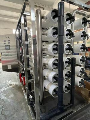 China 100m3/Hour Reverse Osmosis System with 99.9% Salt Rejection and 1 Year Warranty for Borehole Water Purification for sale