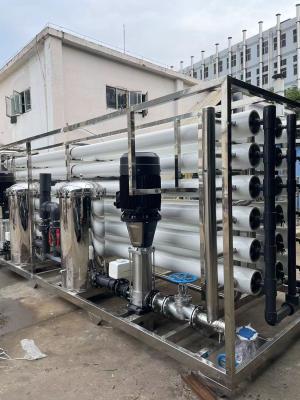 China 100m3/Hour Reverse Osmosis System with 99.9% Salt Rejection and 1 Year Warranty for Borehole Water Purification for sale