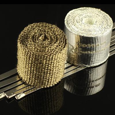Cina Schermo di titanio del fuoco di Lava Thermal Insulation Wrap Tape della vetroresina del tessuto del basalto della silice in vendita
