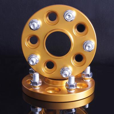Cina 5x100 a 5x114.3 ha forgiato l'adattatore centrico della ruota del hub di alluminio per colore dell'oro di SUBARU in vendita