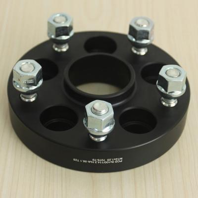 Cina distanziatore centrico 5x100 degli adattatori della ruota del hub di alluminio della billetta 7075-T6 di 25mm a 5x114.3 in vendita