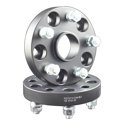 China 25mm Hubcentric forjou os espaçadores de alumínio da roda para SUBARU 5x114.3 à venda