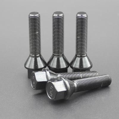 Cina M12 44mm che il cono Seat ha esteso il grado 12,9 di Bolt della ruota per il telaio di BMW E si raddoppiano rivestimento nero ricoprente in vendita