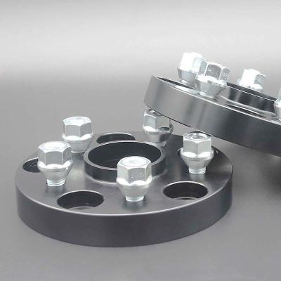 Cina 5x130/84.1 a 5x112/66.6 ha forgiato gli adattatori di alluminio della ruota di Hubcentric della billetta ha anodizzato il rivestimento nero in vendita