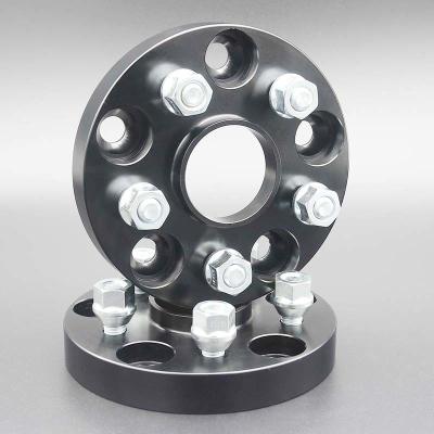 Cina 5x130/84.1 a 5x112/66.6 ha forgiato gli adattatori di alluminio della ruota di Hubcentric della billetta ha anodizzato il rivestimento nero in vendita
