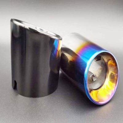 Cina L'angolo bruciato di colore 98mm ha tagliato lo slittamento sulle punte dello scarico per il Bmw M3/M4 in vendita