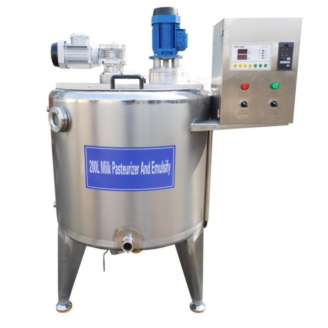Milk for Yogurt High Pressure 500L Mixing Tank with Homogenizer Heat