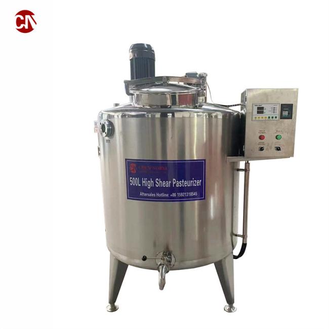 1000L Jacketed High Shear Vacuum Yogurt Homogenizer Mixing Tank