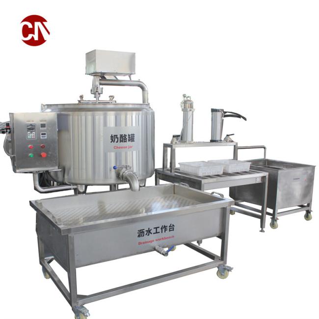 100 Liter Stainless Steel Processing Cheese Mixing Tank Cheese Making Machine