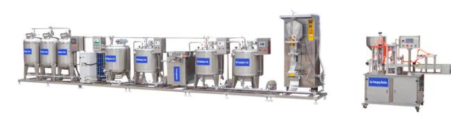 100L 200L 300L 500L Batch Processing Equipment Pasteurized Milk Juice Making Line Machine