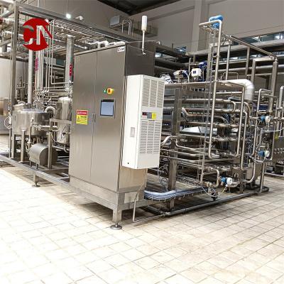 China Op maat gemaakte volledig automatische buisvormige Uht aseptische sterilisatieapparatuur voor 1000 liter melk Te koop