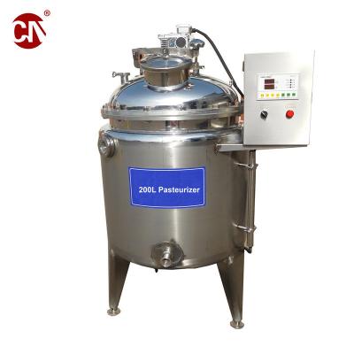 Cina Cisterna di pastorizzazione del latte a piccole dimensioni certificata CE Yogurt Make Machine Pasteurizzatore per latte in vendita