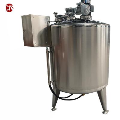 Cina Fonte di alimentazione elettrica 1000L Serbatoio di miscelazione di succo di bevande liquide con riscaldatore e miscelatore CE in vendita