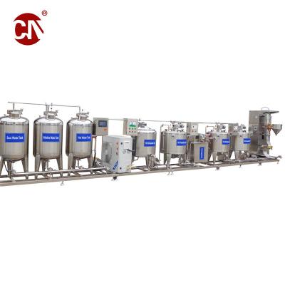 Китай 100L 200L 300L 500L оборудование для обработки партий Пастеризованный молочный сок линейная машина продается