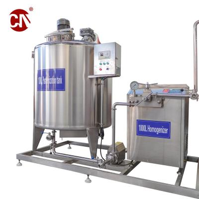 Cina 100L 200L 300L 500L attrezzature di lavorazione di lotti Pasteurizzato succo di latte in vendita