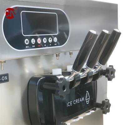 China Máquina de hacer helados suaves de 50Hz con tres sabores 25 litros con fuente de energía eléctrica en venta
